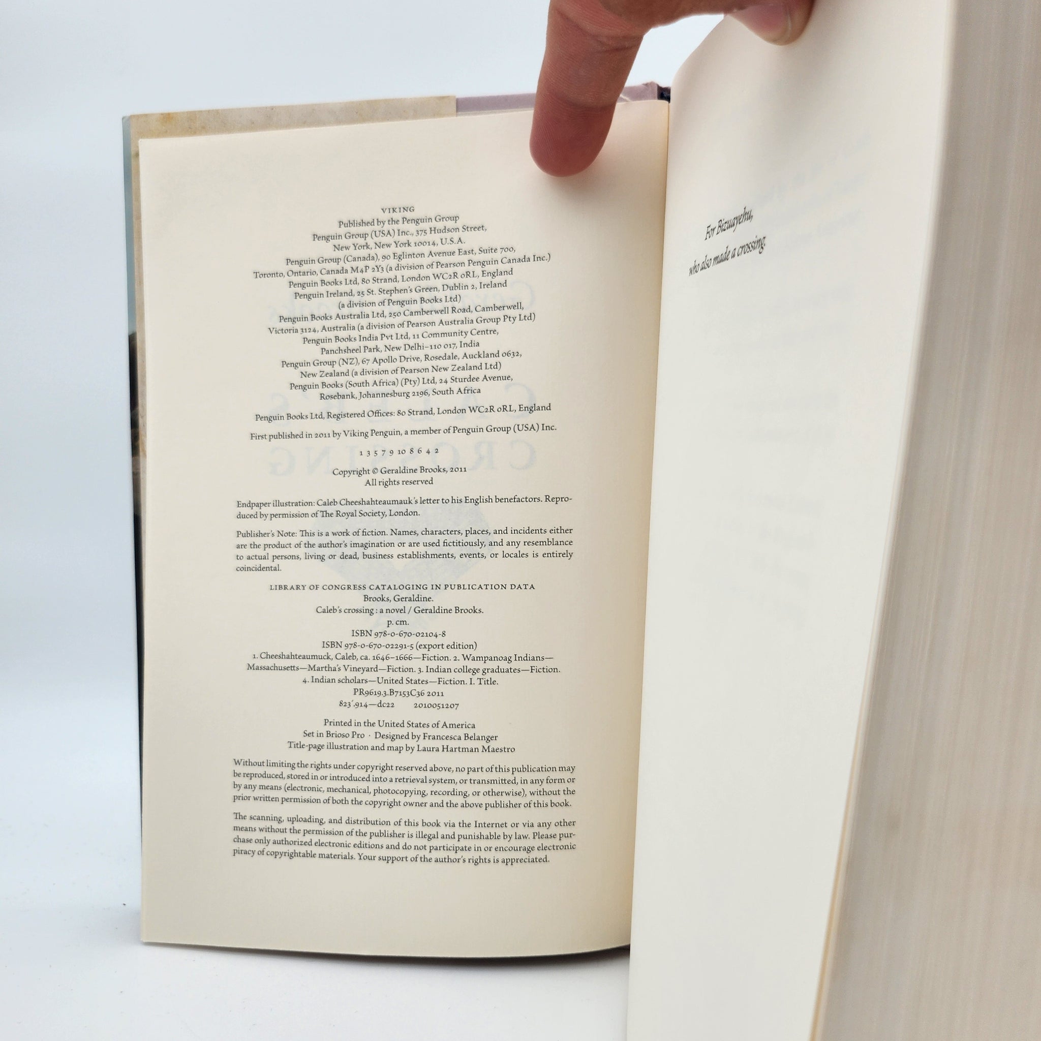 Caleb's Crossing - Geraldine Brooks (First Edition) – Books For Less